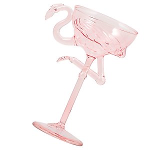 Margarita Glasses Glass Drinking Glasses Flamingo Filter Red Wine Decanter Cup Mugs Goblet Cocktail Drinking Sipper Stemware With Built-in For Champagne Whiskey Containers Pink