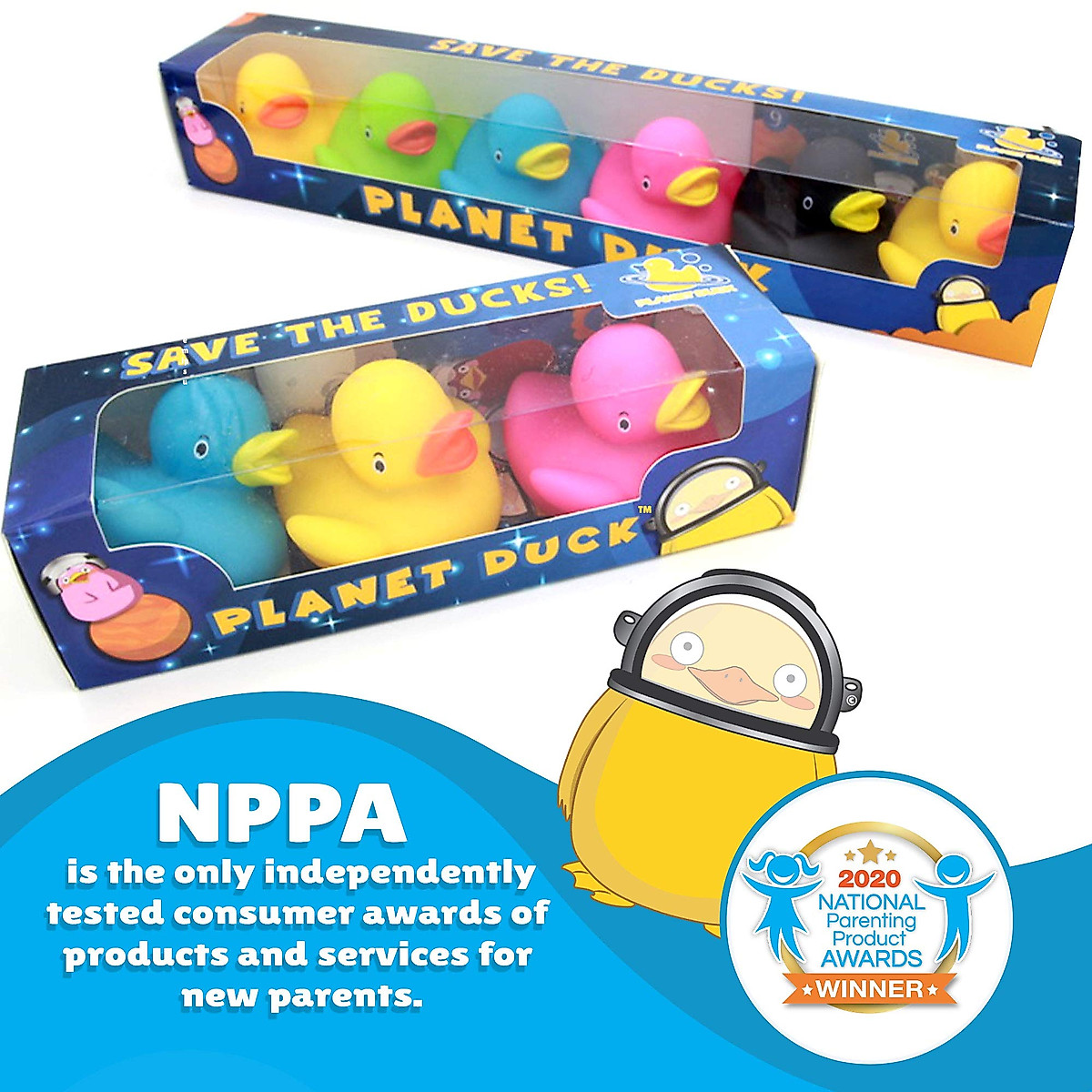 Fun Rubber Ducks - Soft Squeak & Squirt Baby Bath Toy Set - Fun Upright Floating 3 & 6 Packs - Yellow Pink Blue Green Black - Ducky Kids Birthday Gift - 2.5 Inch Duckies