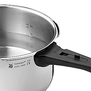 WMF Perfect Pressure Cooker Base Induction 3 Litres Pressure Cooker without Lid Polished Cromargan Stainless Steel