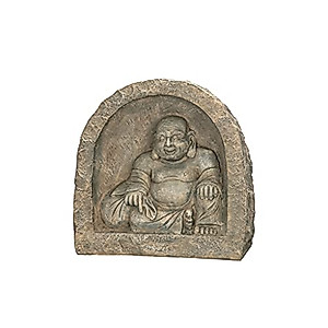 Design Toscano CS40170 Buddha Sanctuary Asian Garden Statue, Faux Stone Finish