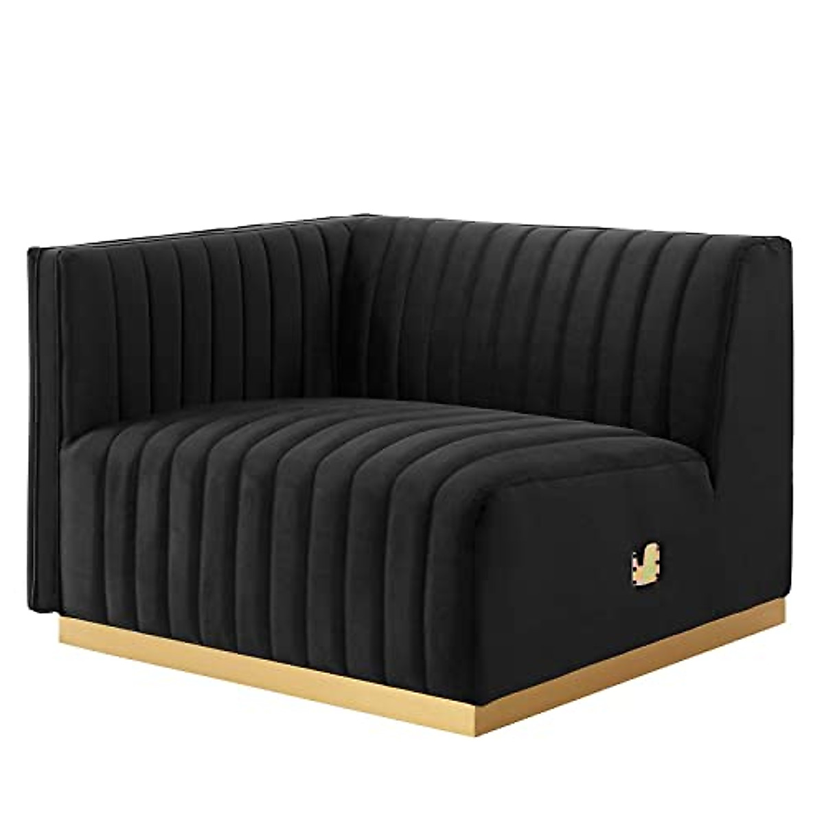 Modway Conjure Sectional, Gold Black