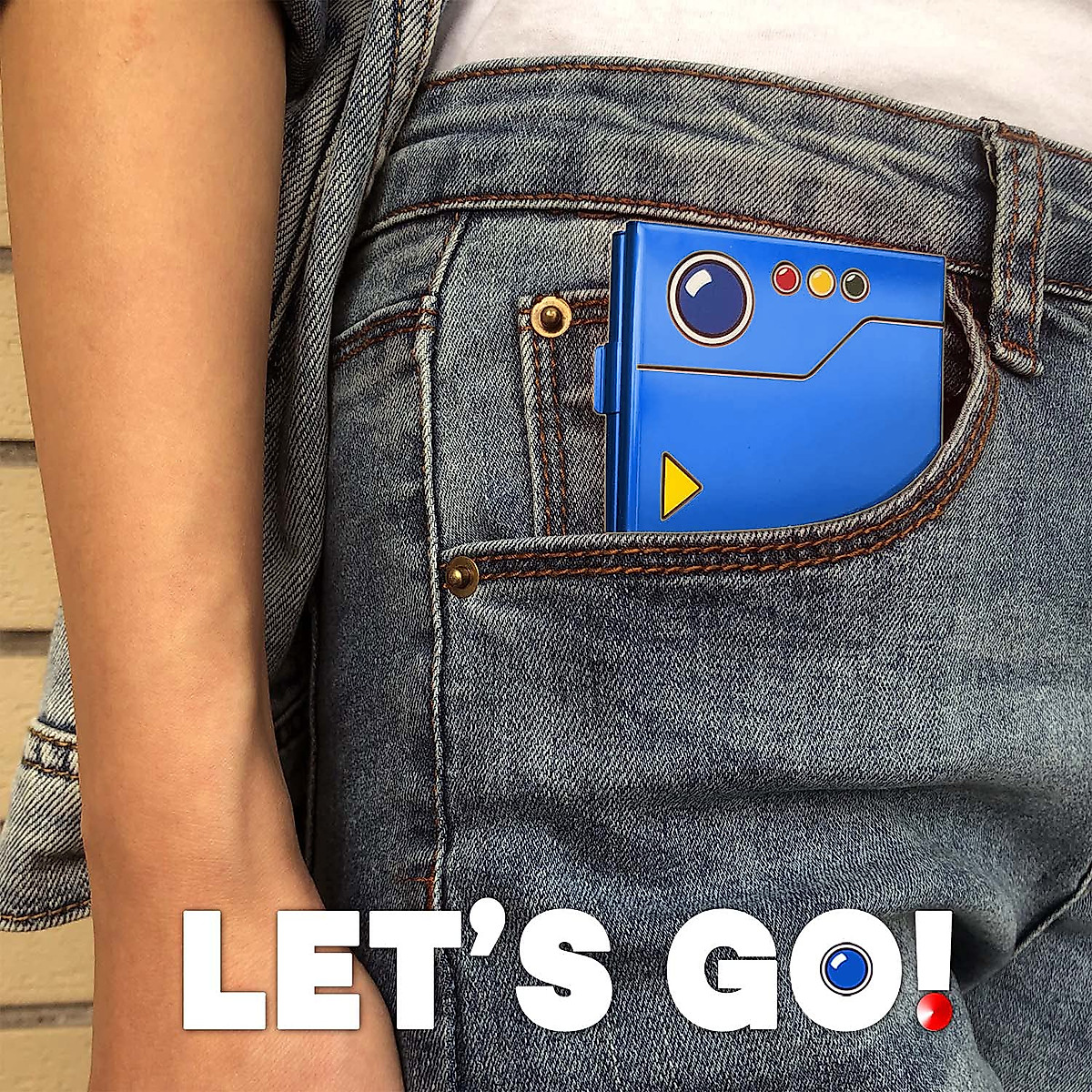 SpunKo Premium Game Card Case for Nintendo Switch, Portable & Thin, Aluminum Game Storage Card Holder Box Suitable for 6 Game Cards (Blue)