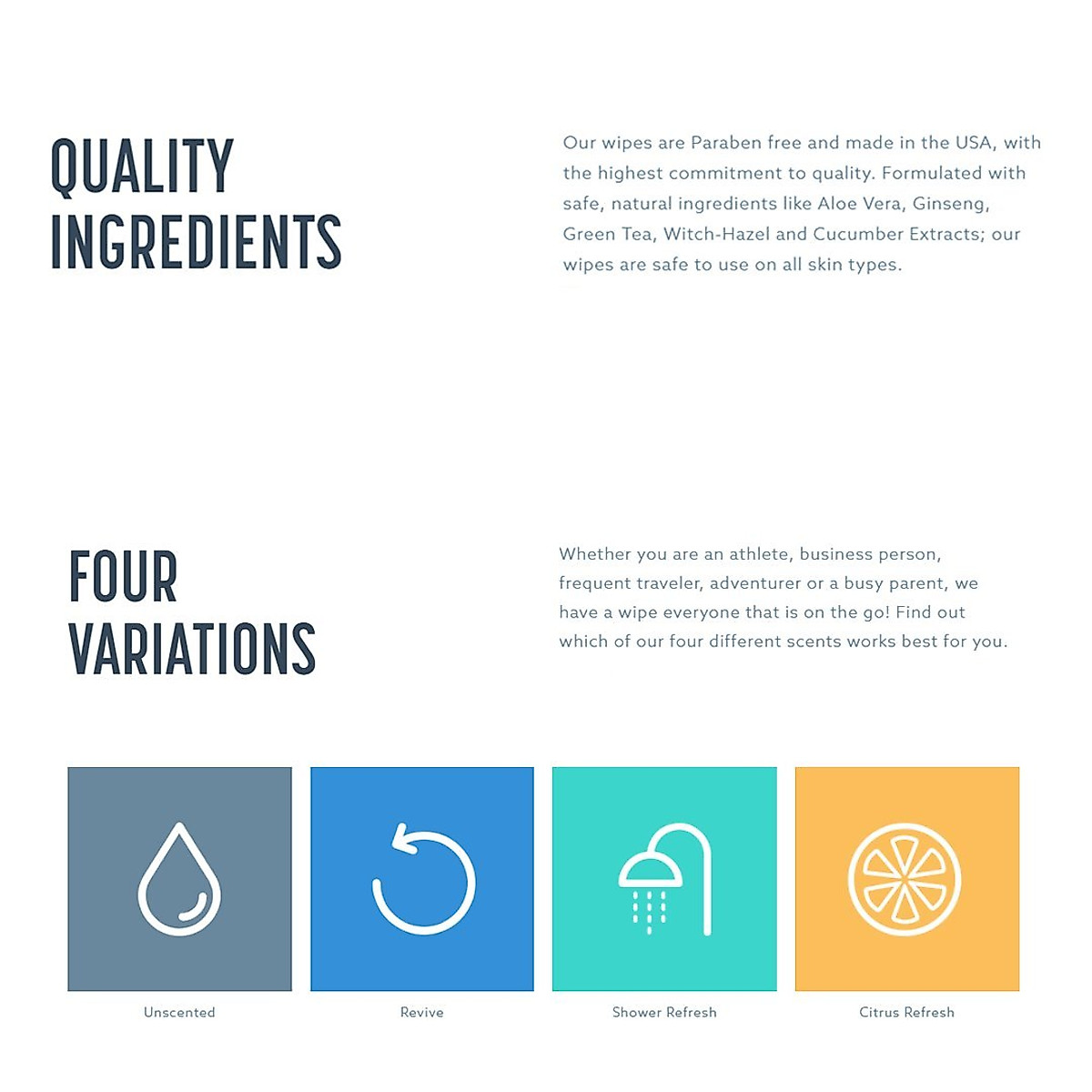 On The Go Towels Unscented Large Body Wipes (25)