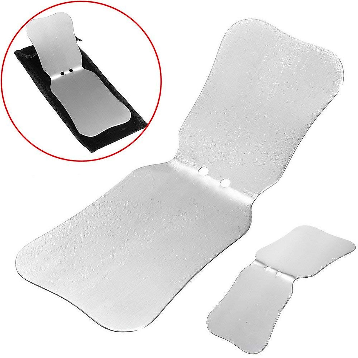 Stainless Steel Photography Mirrors, Double-Side Intra-Oral Orthodontic Implant Reflector, Double-Side