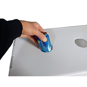 Industrial Strength All Weather 50 Gallon Recycling Box 2 Pack. Corrugated Collapsible Boxes to Collect Recyclable Containers While Camping, Tailgating, Hosting BBQs, Cookouts or Outdoor Parties