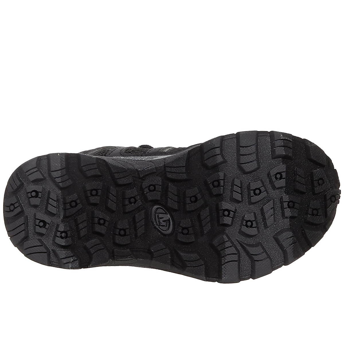 Merrell Oakcreek Mid Lace WTRPF Hiking Boot, Black/Grey, 2 US Unisex Big Kid