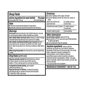 Equate - Maximum Strength Laxative, Sennosides Stimulant Laxative, 25 Milligram, 90 Count