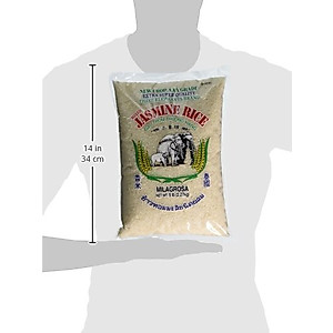 Three Elephants Thai Jasmine Rice, 5 Pound