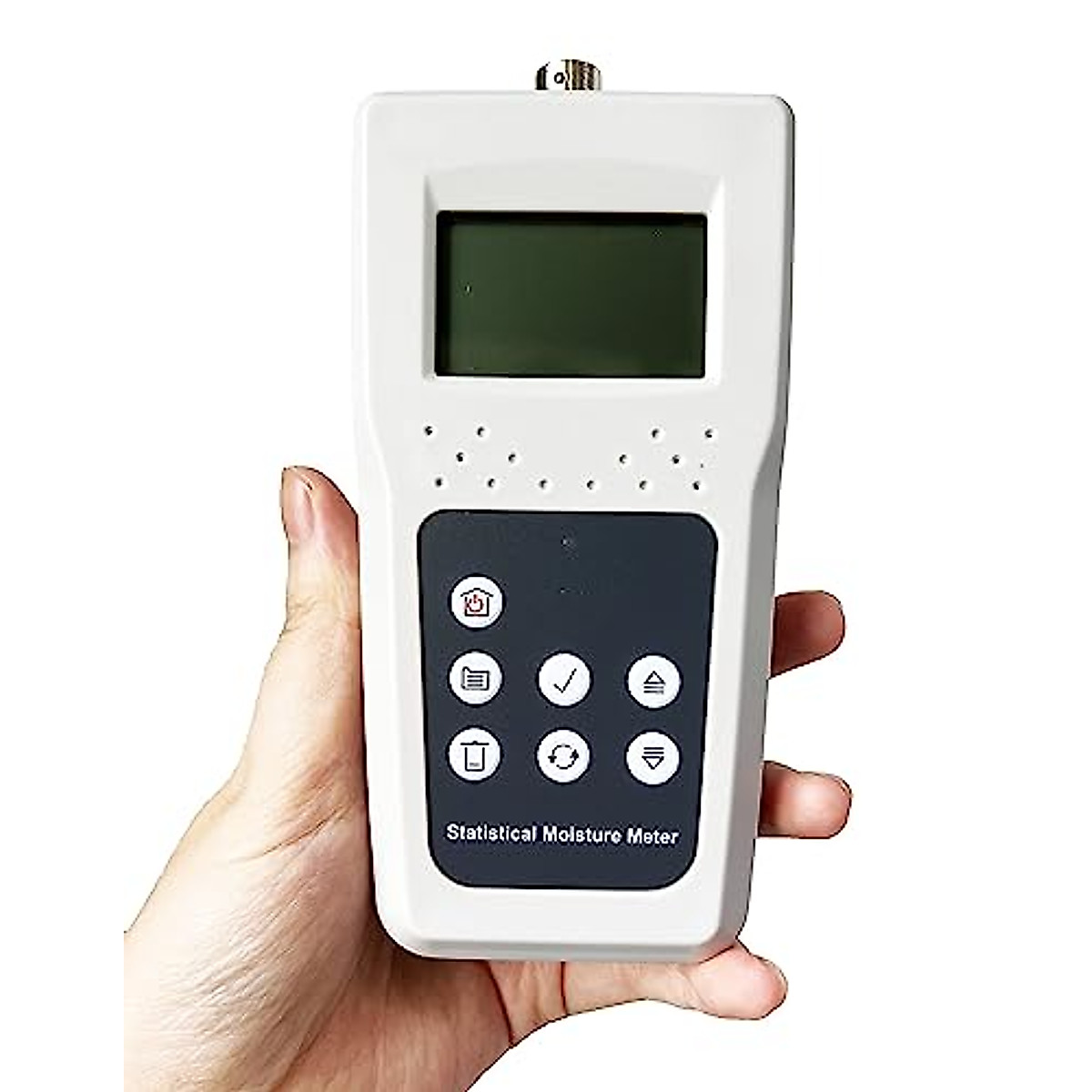 HFBTE Storage Hay Moisture Meter Tester Detector Statistical Hay Bale Moisture Meter Tester Range 5-82% for Alfalfa Pasture Knot Straw Leymus Chinensis Orchard Grass Pennisetum Hydridum And Other Hays