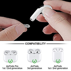 MITERV Anti-Lost Straps for AirPods,Slide Adjustable Skull Necklace for Airpods Pro/3/2/1