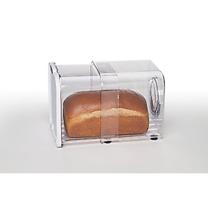 Prepworks by Progressive Bread ProKeeper, PKS-800 Adjustable Air Vented Bread Storage Container, Expandable Bread Holder