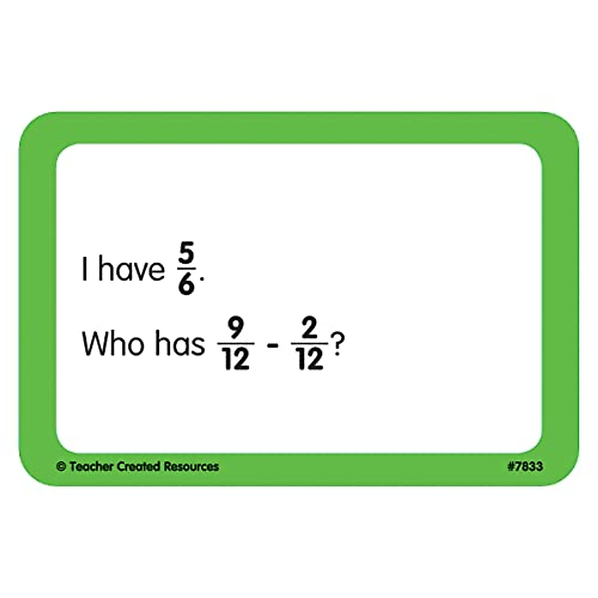 Teacher Created Resources I Have… Who Has…? Math Grades 4-5 (7833)