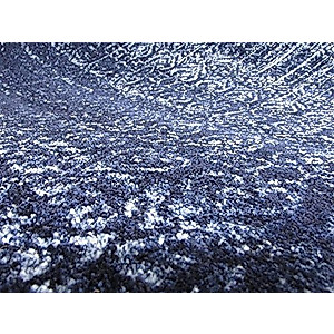 Unique Loom Del Mar Collection Area Rug-Transitional Inspired with Modern Contemporary Design, Rectangular 5' 1" x 8' 0", Blue/Navy Blue