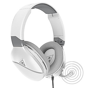 Turtle Beach Recon 200 Gen 2 Powered Gaming Headset for Xbox Series X, Xbox Series S, & Xbox One, PlayStation 5, PS4, Nintendo Switch, Mobile, & PC with 3.5mm connection - White