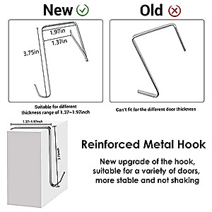 homyfort Over the Door Hanging Organizer storage with 5 Big Pockets