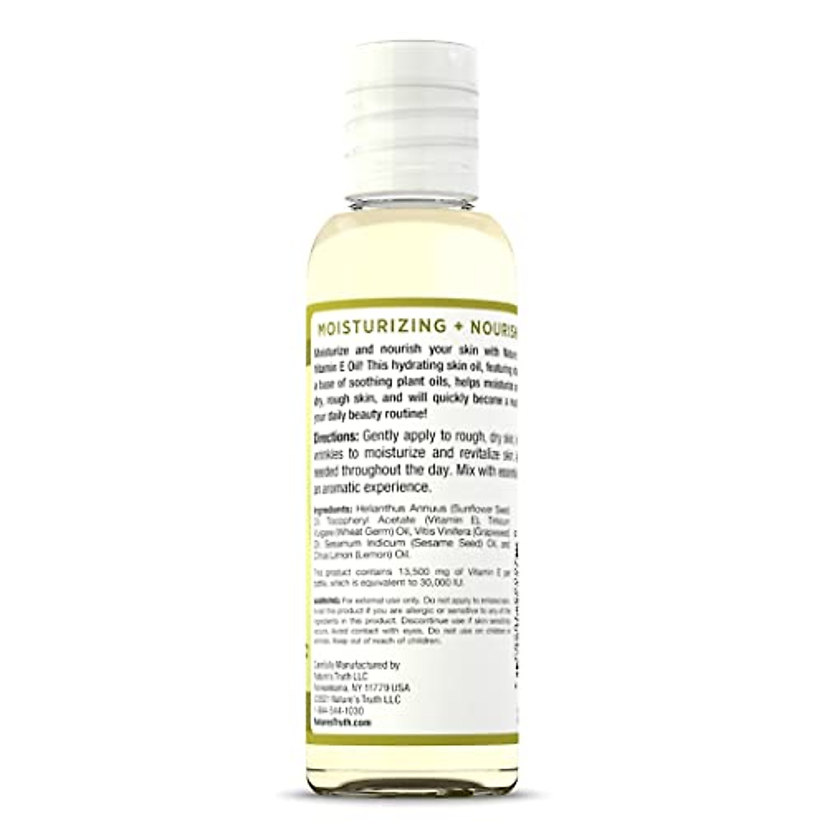 Nature's Truth Vitamin E Oil Liquid, 4 Fluid Ounce (Pack of 3)