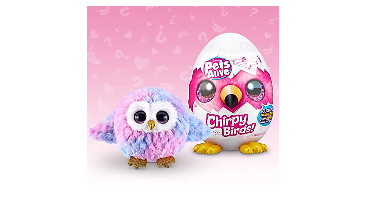 Pets Alive Chirpy Bird by ZURU – Interactive Talking Bird Toy