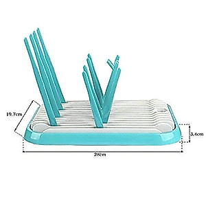 ComfZtar Baby Bottle Drying Rack Dryer Space Saving Travel Holder for Pump Cup Plastic Accessories