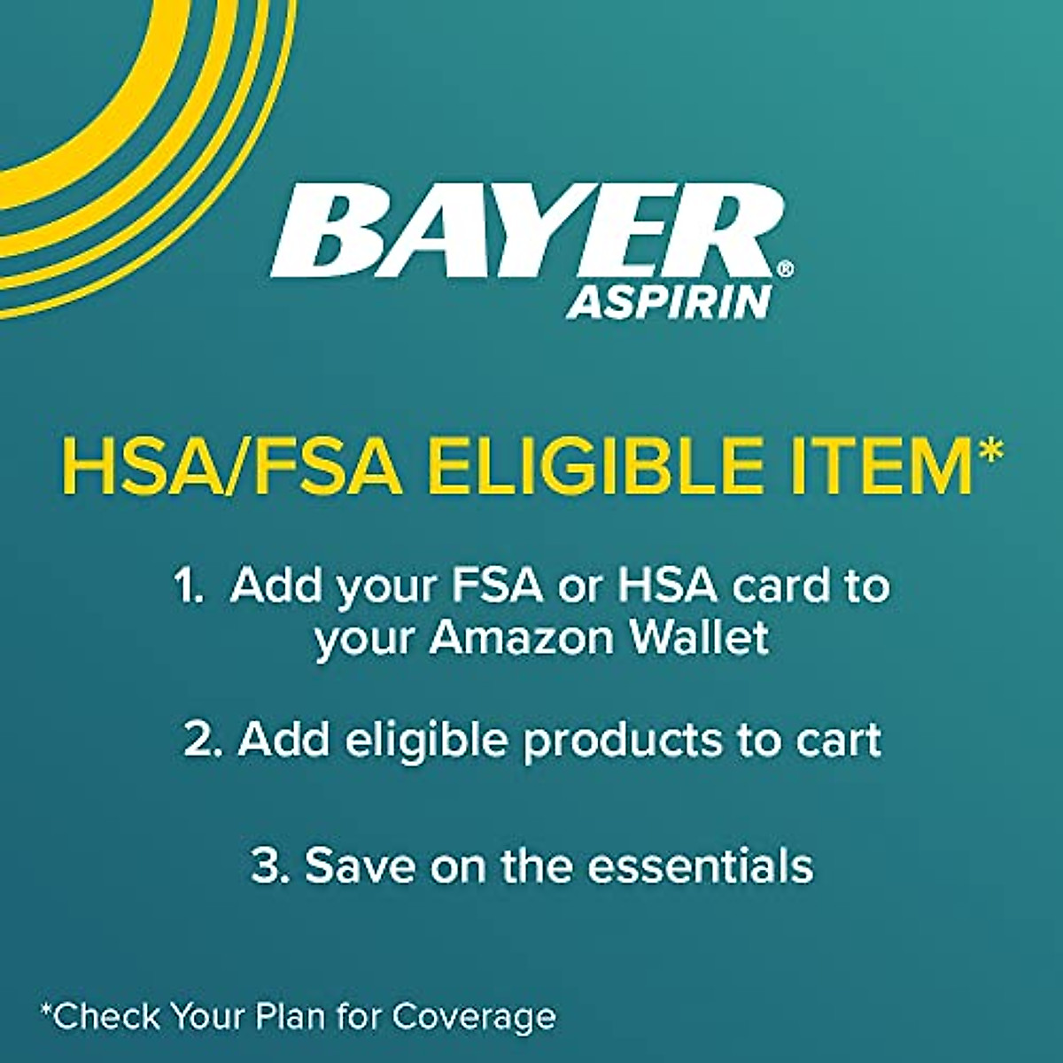 Bayer Aspirin Low Dose 81 mg, Enteric Coated Tablets, Doctor Recommended, Secondary Prevention of Cardiovascular Disease, 32 Safety Coated Tablets