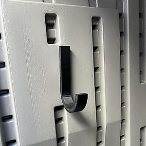 RENGCHONG Storage Shed Hooks for Suncast Storage Shed Shelves Accessories, Compatible with Suncast/Craftsman Storage Shed Accessories, 2PACK