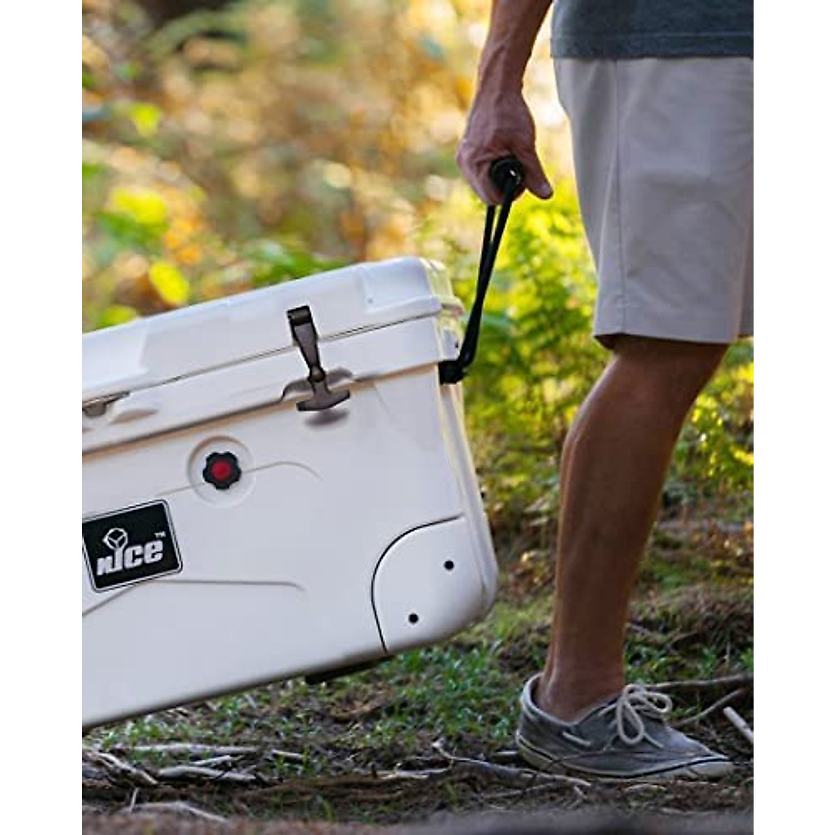 ALIENSX Universal Replacement Lid Latches for Yeti Tundra and Roadie Coolers, Durable Rubber T-Latch Design, Helps Save Fingers/Knuckles, fits Yeti, RTIC & Other Related Coolers (Aqua)