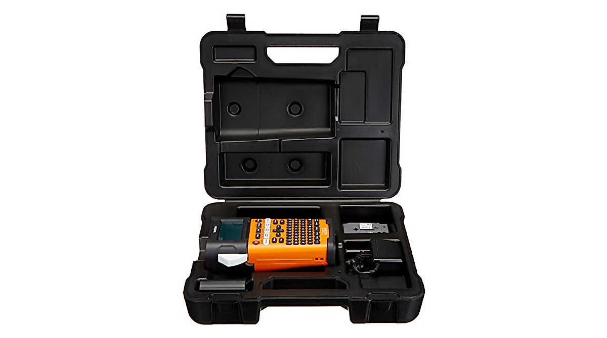 Brother PTE300 Handheld Industrial Label Printer - Durable 18mm Labels