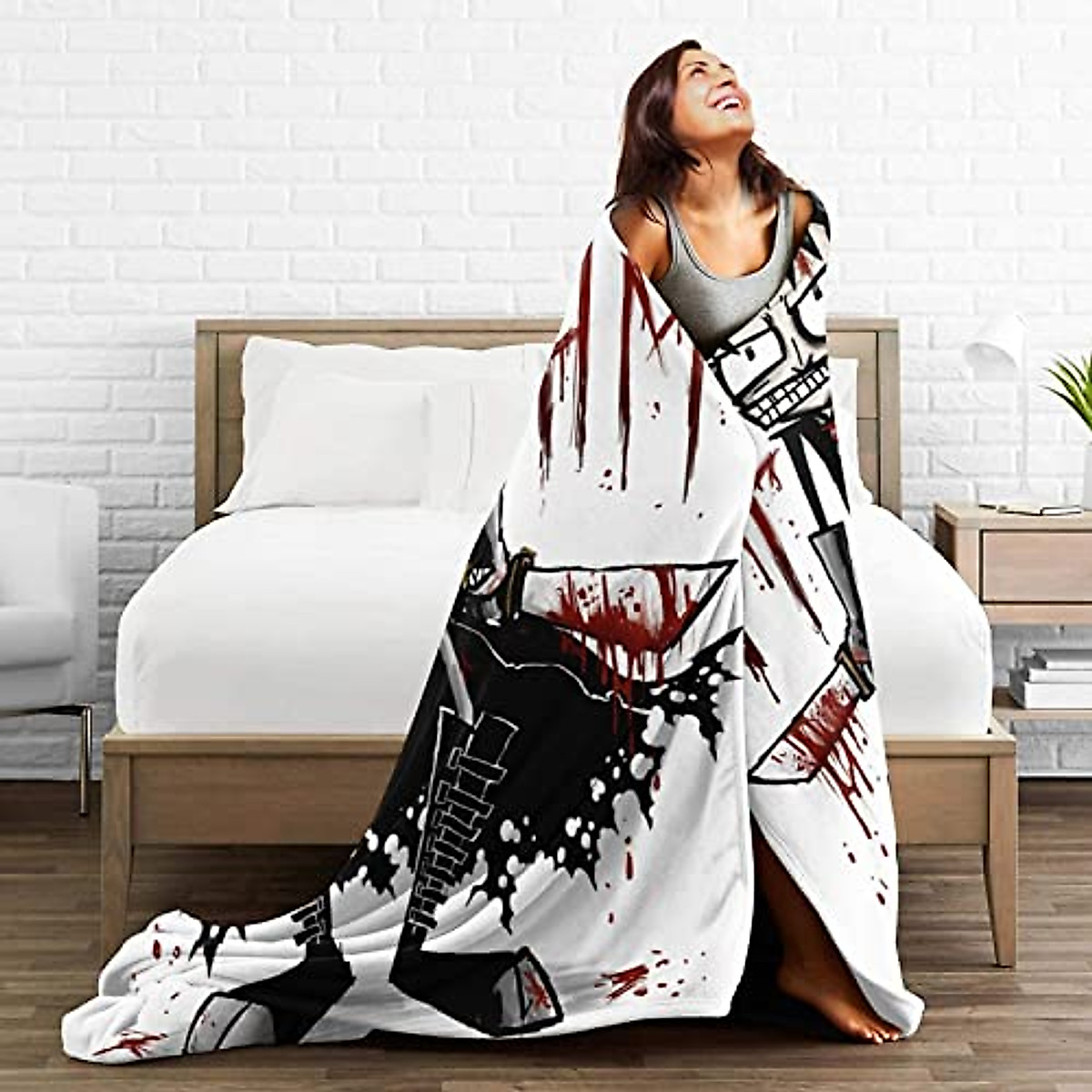 Johnny The Homicidal Maniac Super Soft Lightweight Cozy Microplush Throw Blanket for Sofa Chair Couch and Bed Room Decor