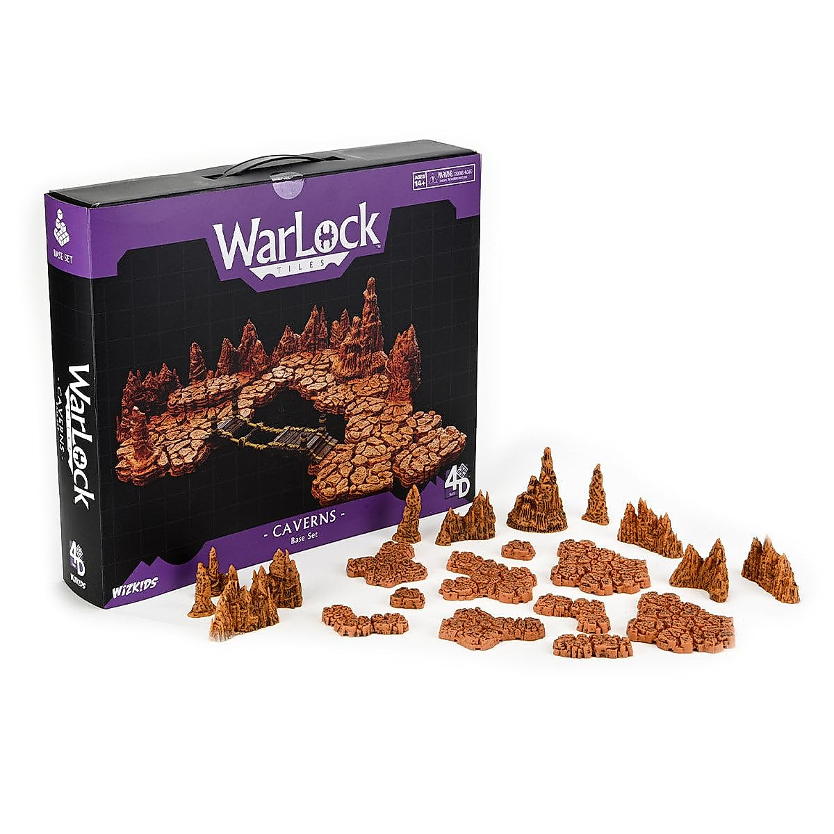 WizKids Warlock Tiles: Base Set – Caverns