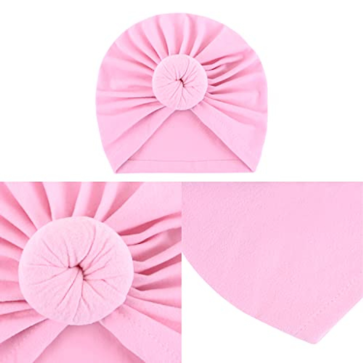 sockfun Baby Girl Headbands Baby Girl Beanie Newborn Girl Hats, Baby Girl Turban Top Knot Hat Baby Girls' Hats & Caps Baby Knot Headbands