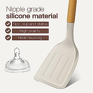 Kitchen Cooking Utensils Set, 14 PCS (Khaki)