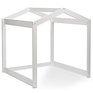 Disney Minnie Mouse Indoor Playhouse with Fabric Tent for Boys and Girls by Delta Children, Great Sleep or Play Area for Kids - Fits Toddler Bed - Greenguard Gold Certified