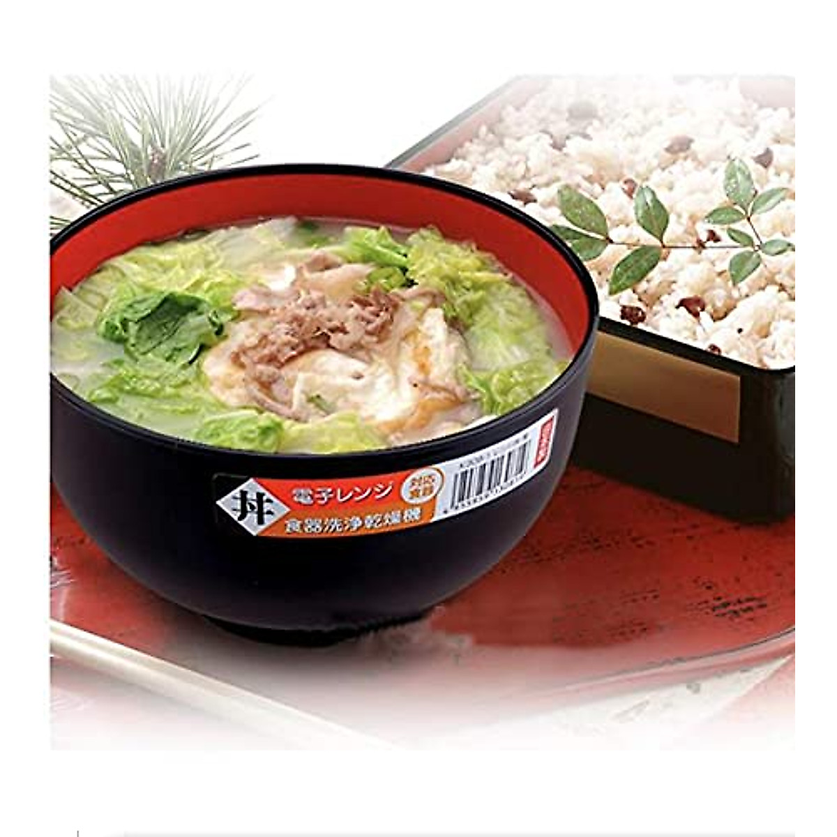 JapanBargain, Japanese Plastic Soup Bowl for Ramen Udon Pho Noodle Poke Cereal Bowl Microwave and Dishwasher Safe Made in Japan (1, 38oz)