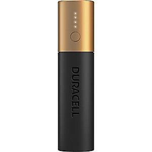 Duracell Rechargeable Powerbank 3350 mAh | 1 Day Portable Charger | Compatible With iPhone, iPad, Samsung, Android, Nintendo Switch & more | TSA Carry-On Compliant