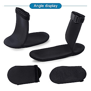 ReHaffe Neoprene Water Dive Booties Women,Comfort Anti-Scratch Snorkel Surfing Fin Bootie Socks for Womens Scuba Diving Water Sport & Beach Activity