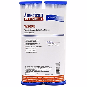 American Plumber W50PE Whole House Sediment Filter Cartridge (2-Pack)