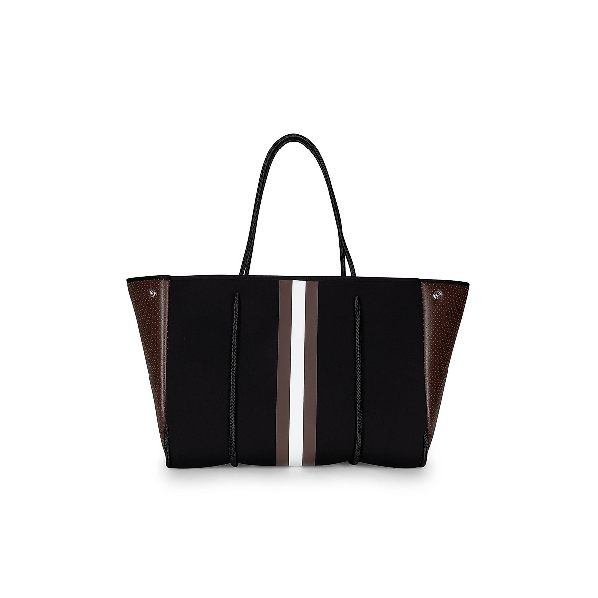 Haute Shore - Greyson Java Neoprene Tote Bag w/Zipper Wristlet Inside