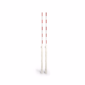 Tandem Sport Volleyball Collapsable Net Antennae - 2 Red & White Volleyball Antennae - Volleyball Referee Equipment - Fits Both 36” & 1 Meter Nets, Set of 2