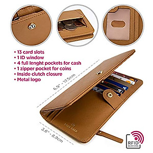 Tony Ozen Women Wallet (Brown)