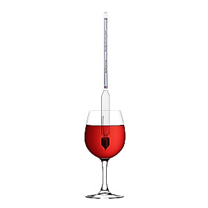 SGerste 0-100° Hydrometer Home Alcohol Meter for Whiskey Vodka Wine Spirits Density Tester