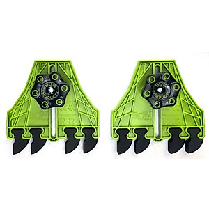BOW Products FencePRO FP4 - Featherboard for Table Saws - EVA Feathers that Reduce Kickback - For Use on Fences for Table, Router or Band Saws - Woodworking Tools and Safety Accessories - Pack of 2