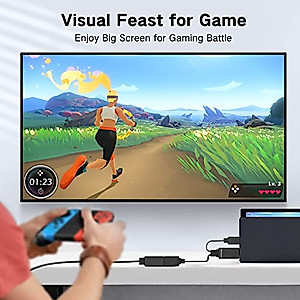 FOINNEX HDMI to DisplayPort Adapter, 4K@60Hz Not-Bidirectional HDMI to Display Port, Unidirectional HDMI Source to DP Display Male to Female for Computer, Monitor, PS4, NS