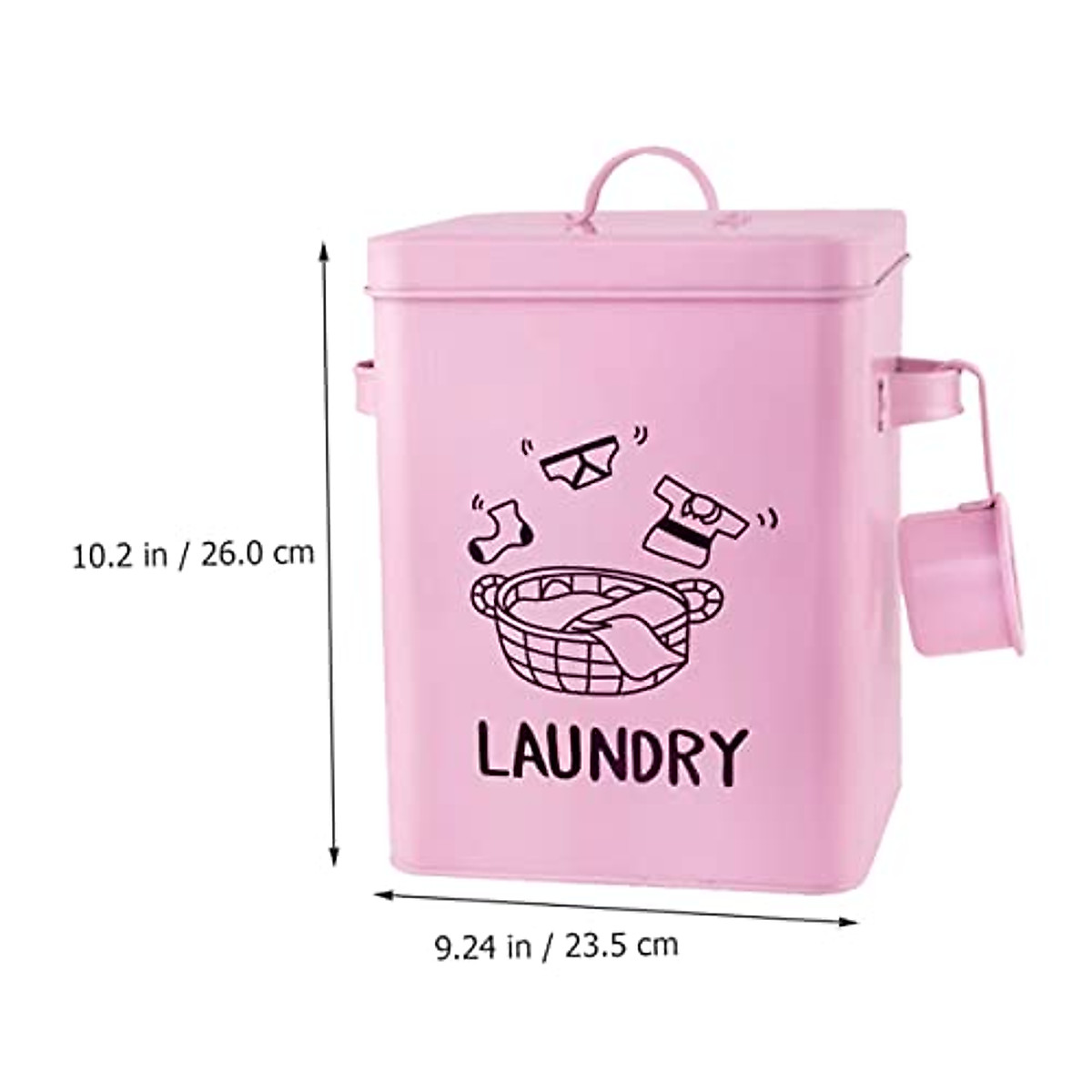DOITOOL Box Washing Powder Drum Pet Food Dispenser Multifunctional Storage Box Makeup Storage Case Laundry Organization Storage Laundry Container Makeup Wall Organizer Useful Box