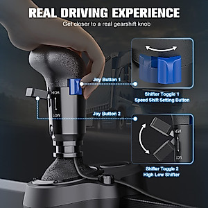 aikeec USB Gearshift Knob from a Man Truck ATS ETS for Logitech G29 G27 G25 G920 H Gearshift Shifter Knob for ATS ETS2 Games AI PC …