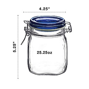 Bormioli Rocco, 25.25 Ounce, Clear