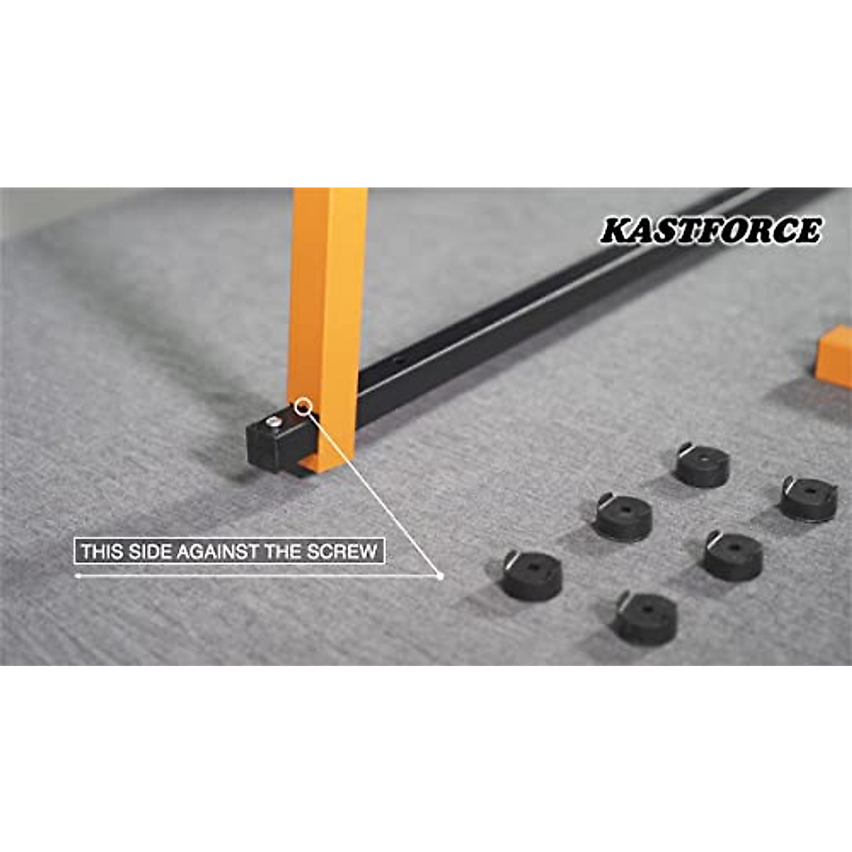 KASTFORCE KF1006 Lumber Storage Rack 6-Level System 110 lbs (50kg) per Level with Durable Sheet Metal Screws, Wood Rack, Workshop Rack
