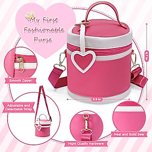 Play Purse Toys for Little Girls, Toddler Purse with Accessories, Princess Pretend Play Toy - Little Girl Toy Purses Birthday Gifts for 3 4 5 6 7 8 Year Old Girls