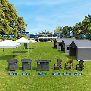 Cecarol Propane Tank Cover Table Hideaway Table for Gas Fire Pits for 20 lbs Propane Tank Outdoor Gas Tank Storage Side Table for Gas Fire Pit Gas Grill Griddle Propane Stoves(Brown)