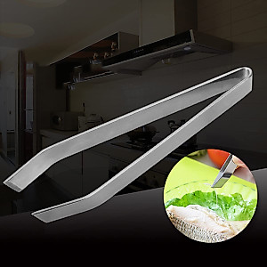 3 Pcs Fish Bone Tweezers Handmade Precision Tweezers for Kitchen Restaurant Home Flat Tip Pig Hair Removal Tool