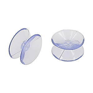 Jiozermi 20 PCS Double Sided Suction Cups Without Hooks Sucker Pads for Glass Plastic 20mm/0.8 Inch