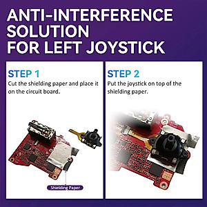 claws & tails Hall Joystick Replacement for ROG Ally, Hall Effect Joystick, No Drift, No Dead Zone Hall Joystick for ROG Ally Joycon, with Repair Kit (A Pair)